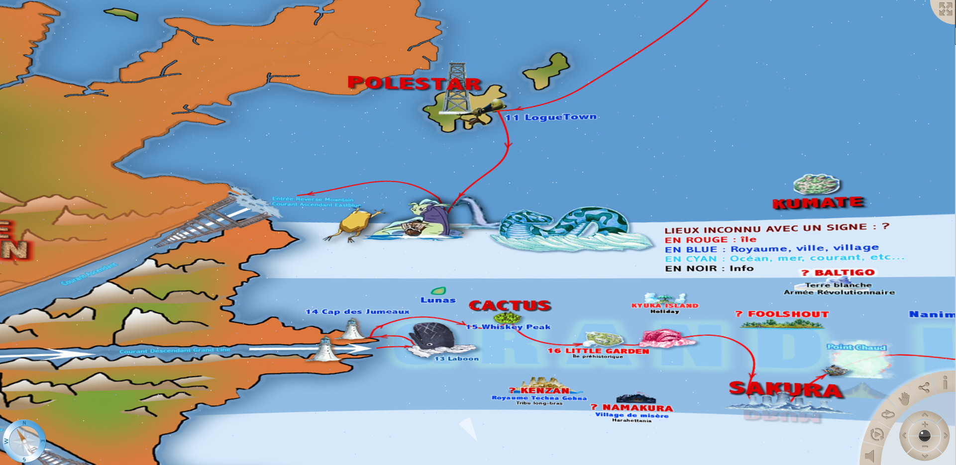 3D World Map One Piece – Master Géographies Numériques